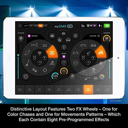 ADJ MYDMX GO Lighting Controller and Wireless DMX Lighting Control App ...