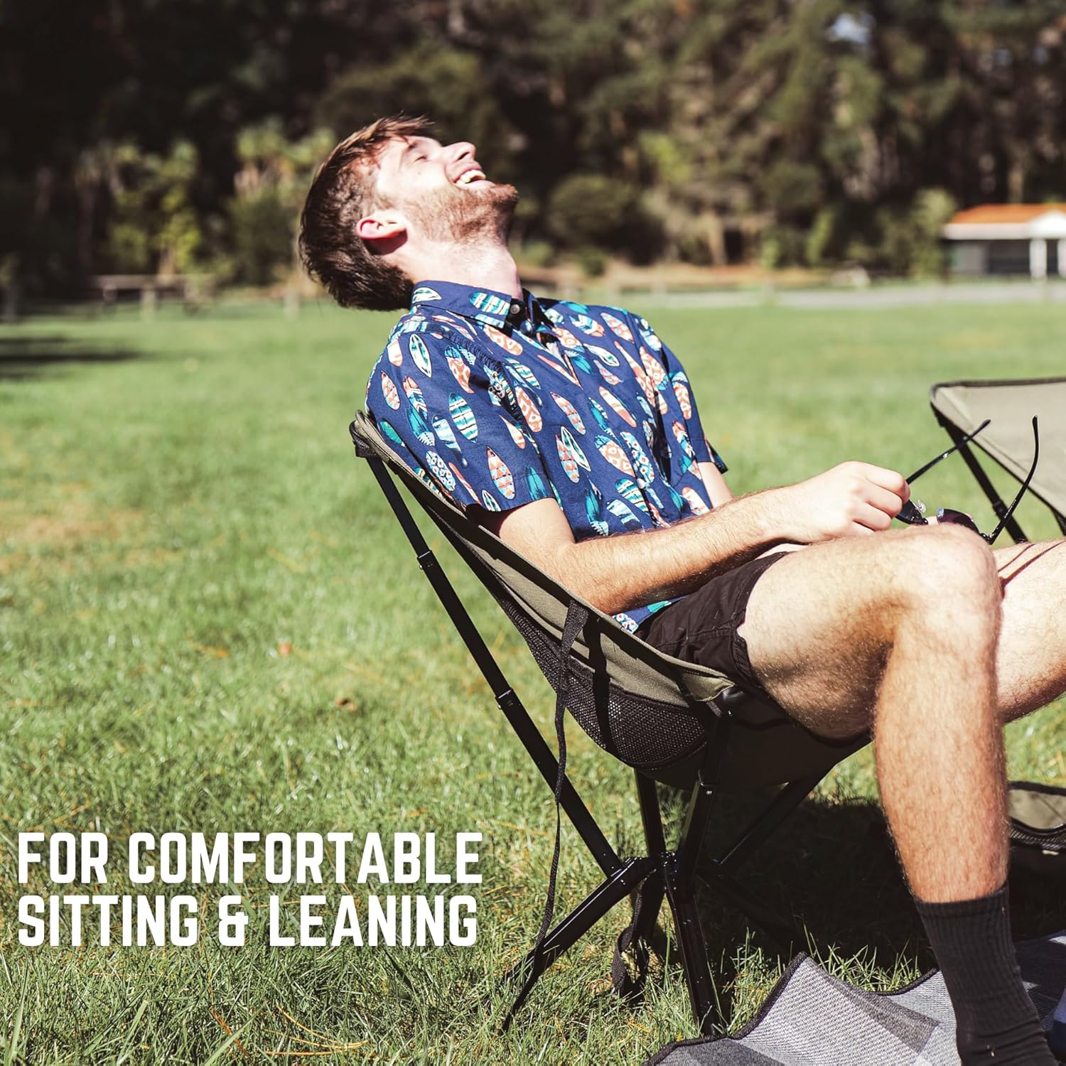 ADJ-S2 Portable Camping Chair - Adjustable Height Folding Chair ...