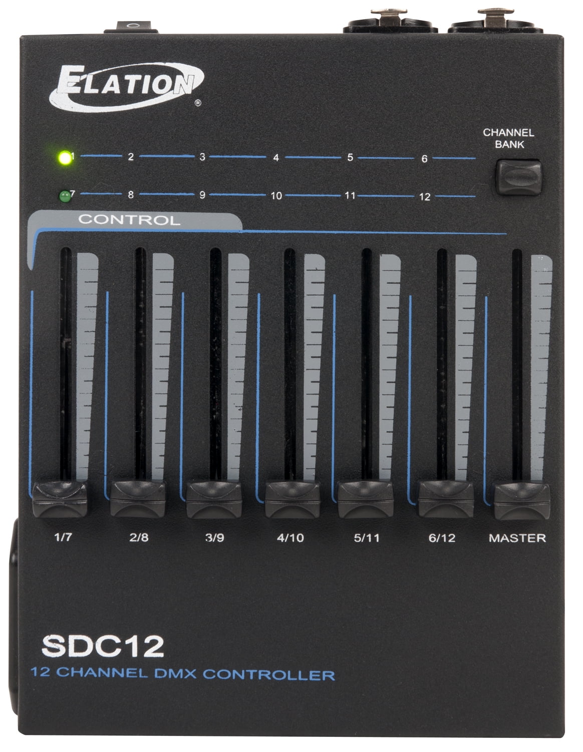 Elation SDC12 Battery Powered Portable Handheld Dmx 12-Channel ...