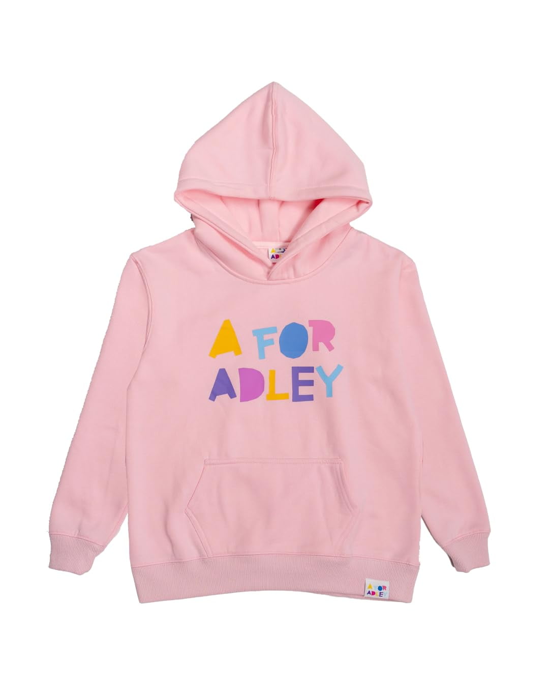 A FOR ADLEY BFF Hoodie Stylized With the Rainbow Logo, Used To Show Off ...
