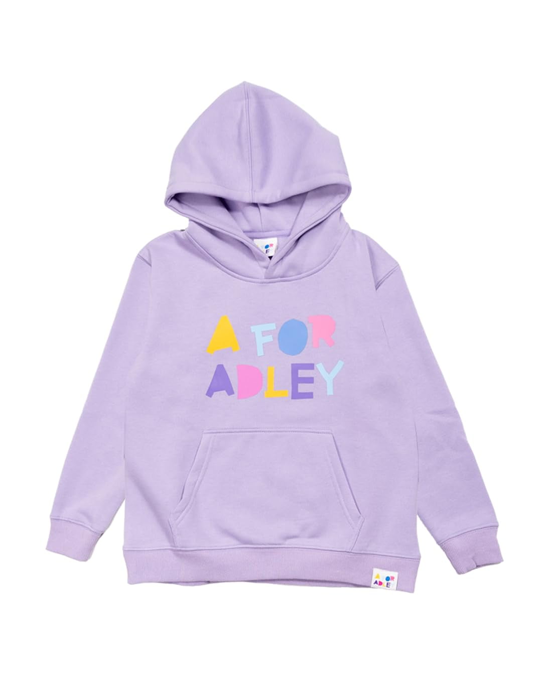 A FOR ADLEY BFF Hoodie Stylized With the Rainbow Logo, Used To Show Off ...