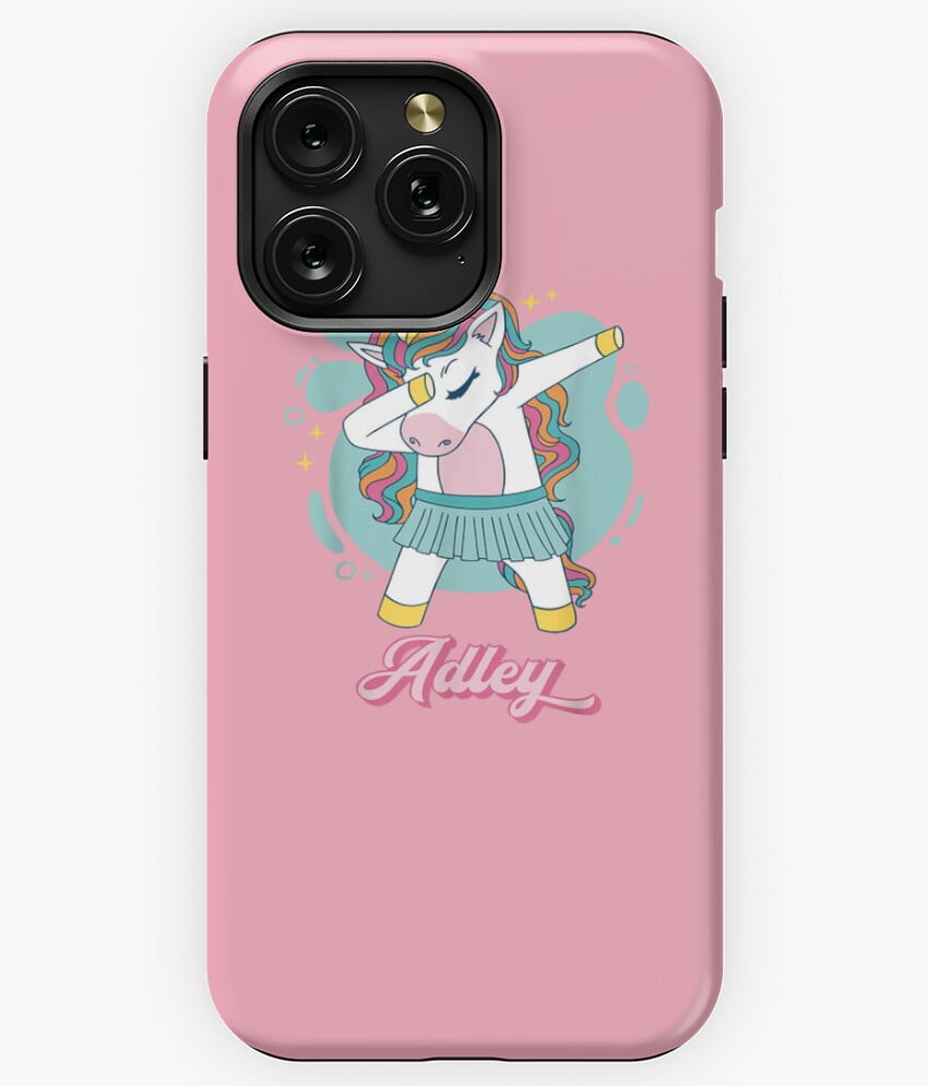 ADLEY UNICORN DESIGN T-SHIRT YOUTUBER FAN A7160 Phone Case for iPhone ...