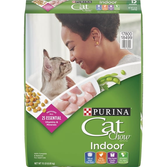 ADMC Purina Cat Chow Indoor Formula Dry Cat Food - Pack of 8 - Walmart.com
