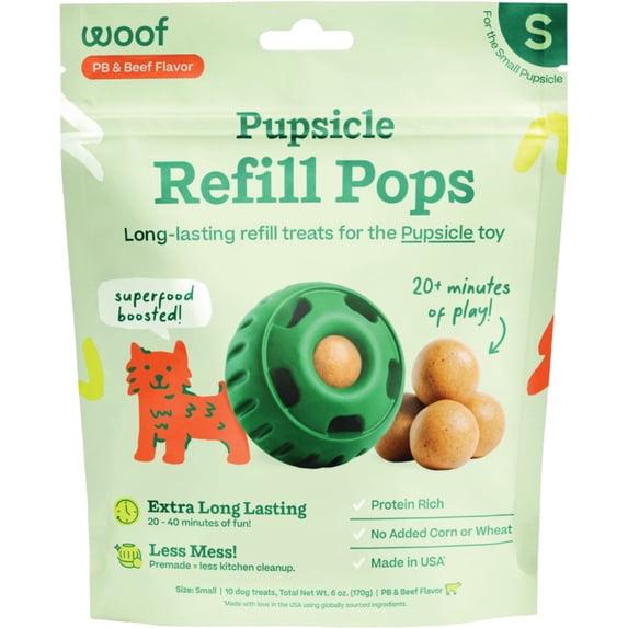 ADMC Woof Pupsicle Dog Pop Treat - Pack of 12 - Walmart.com