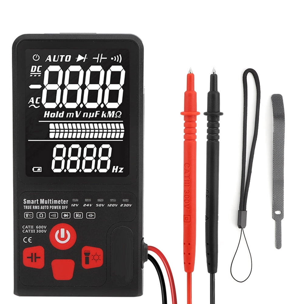 ADMS9LN Dual Mode Large Screen Anti Burn Digital LCD Multimeter Voltage ...