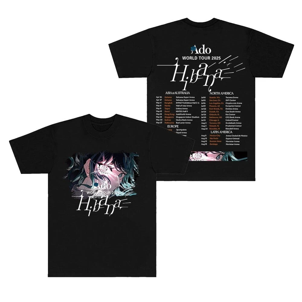 ADO Hibana World Tour 2025 Fan Merch, 2025 Tour Shirt, Shirt for Fan ...