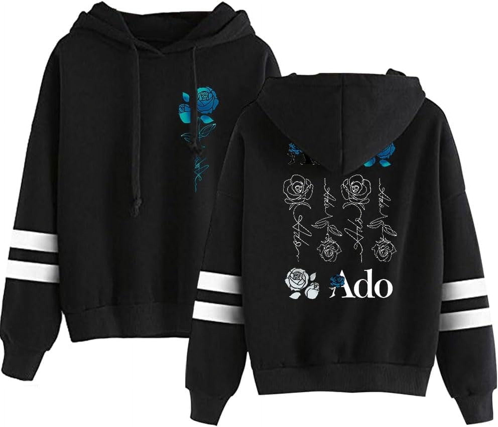 ADO Wish World Tour Hoodie - Unisex Streetwear Long Sleeve Graphic ...