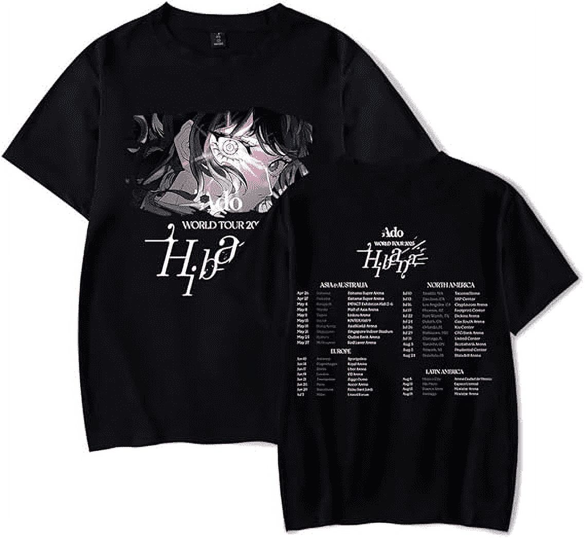 ADO merch Hibana World Tour 2025 tshirt crewneck short sleeve tshirt ...