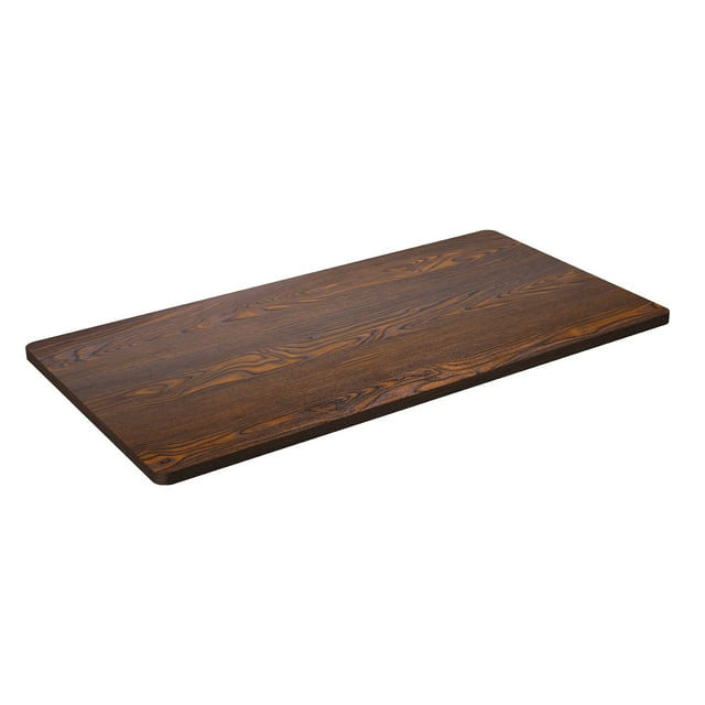 ADOFFUR 55 x 28 inch Table Top Solid One-Piece Deep Wood Grain Desktop ...