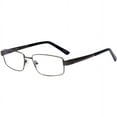 ADOLFO Men's Rx'able Eyeglasses, Major Dark Gunmetal Frames - Walmart.com