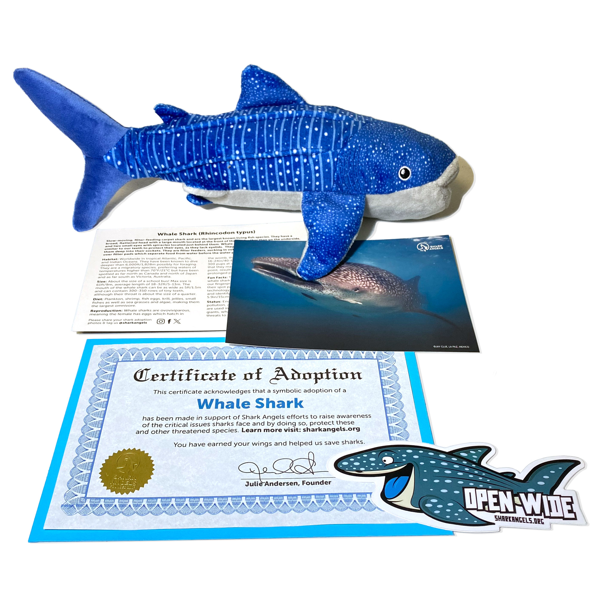 ADOPT A SHARK - WHALE SHARK - Walmart.com