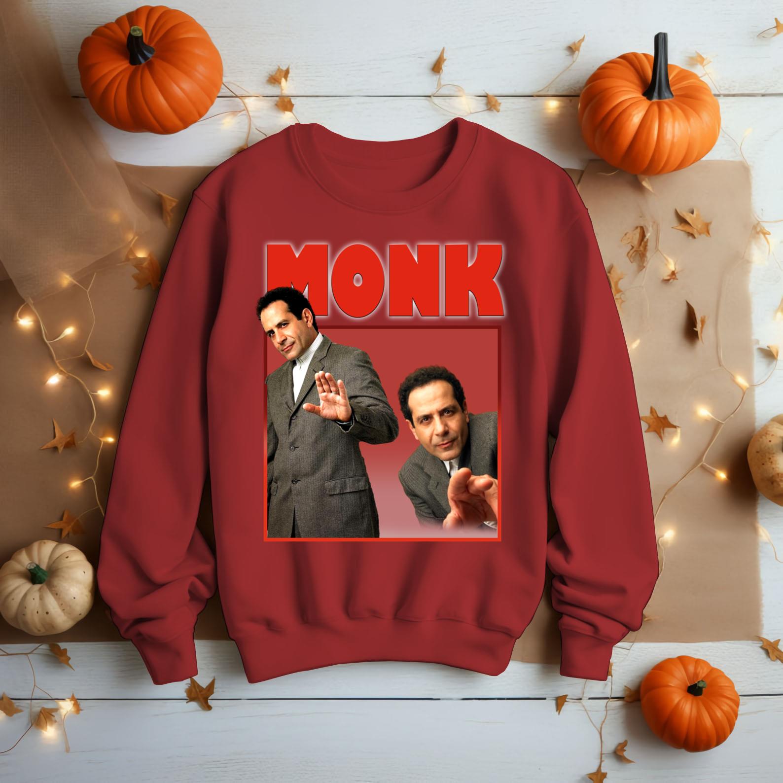 ADRIAN MONK Homage T-shirt, It's A Jungle Out There-TH40013 - Walmart.com
