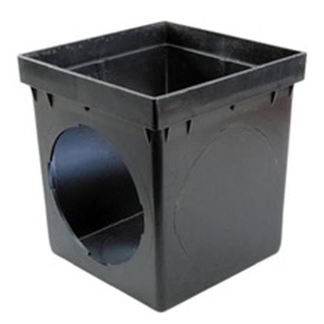 ADS 1212SD2 PVC Double Catch Basin, 12", Black - Walmart.com