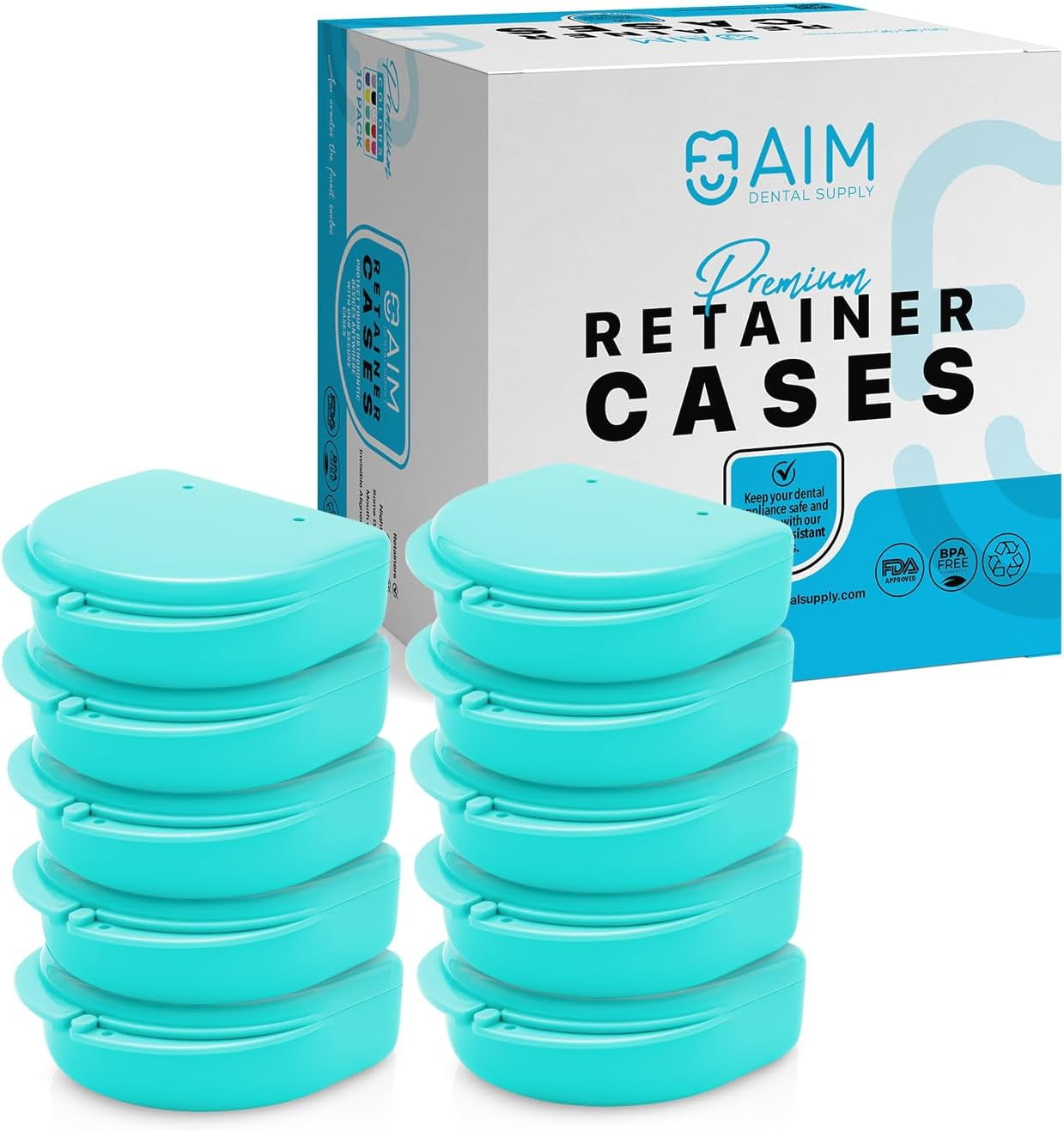ADS Retainer Case with Vent Holes, Perfect Retainer Holder, Mouth Guard ...