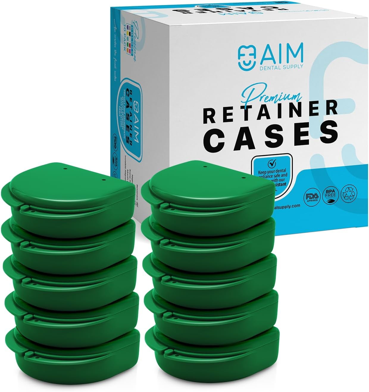 ADS Retainer Case with Vent Holes, Perfect Retainer Holder, Mouth Guard ...
