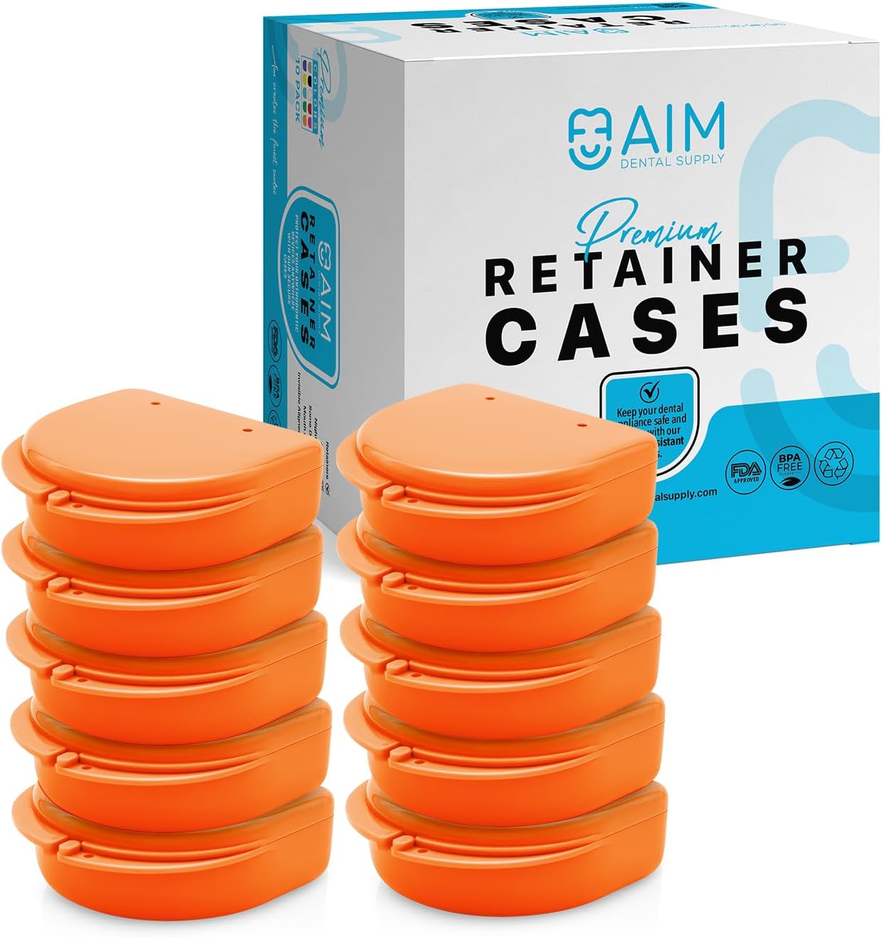ADS Retainer Case with Vent Holes, Perfect Retainer Holder, Mouth Guard ...
