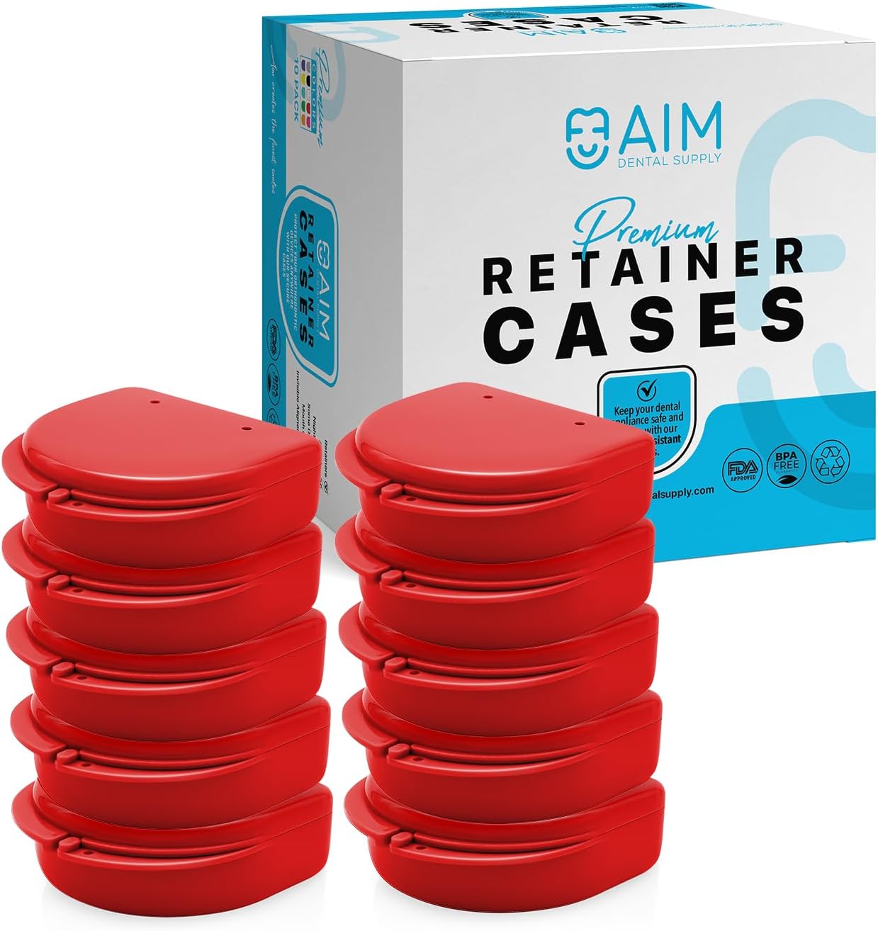 ADS Retainer Case with Vent Holes, Perfect Retainer Holder, Mouth Guard ...