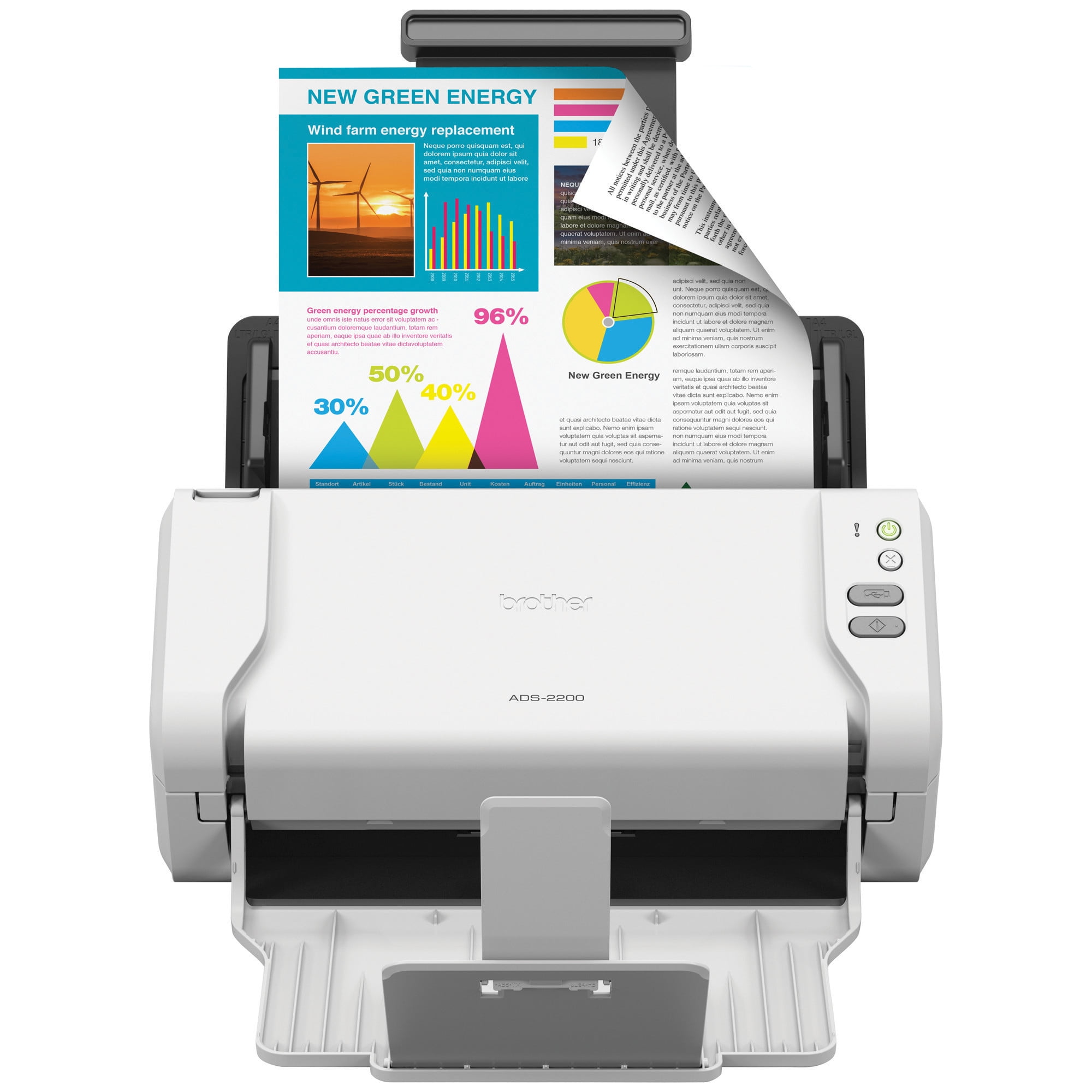 ADS2200 High-Speed Desktop Color Scanner with Duplex Scanning - Walmart.com