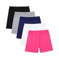 ADSSDQ 5 Pack Girls Bike Short Breathable Biker Under Dress Multicolor ...