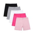ADSSDQ 5 Pack Girls Bike Short Breathable Biker Under Dress Multicolor ...