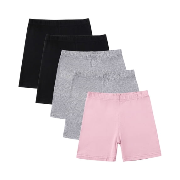 ADSSDQ 5 Pack Girls Bike Short Breathable Biker Under Dress Multicolor ...