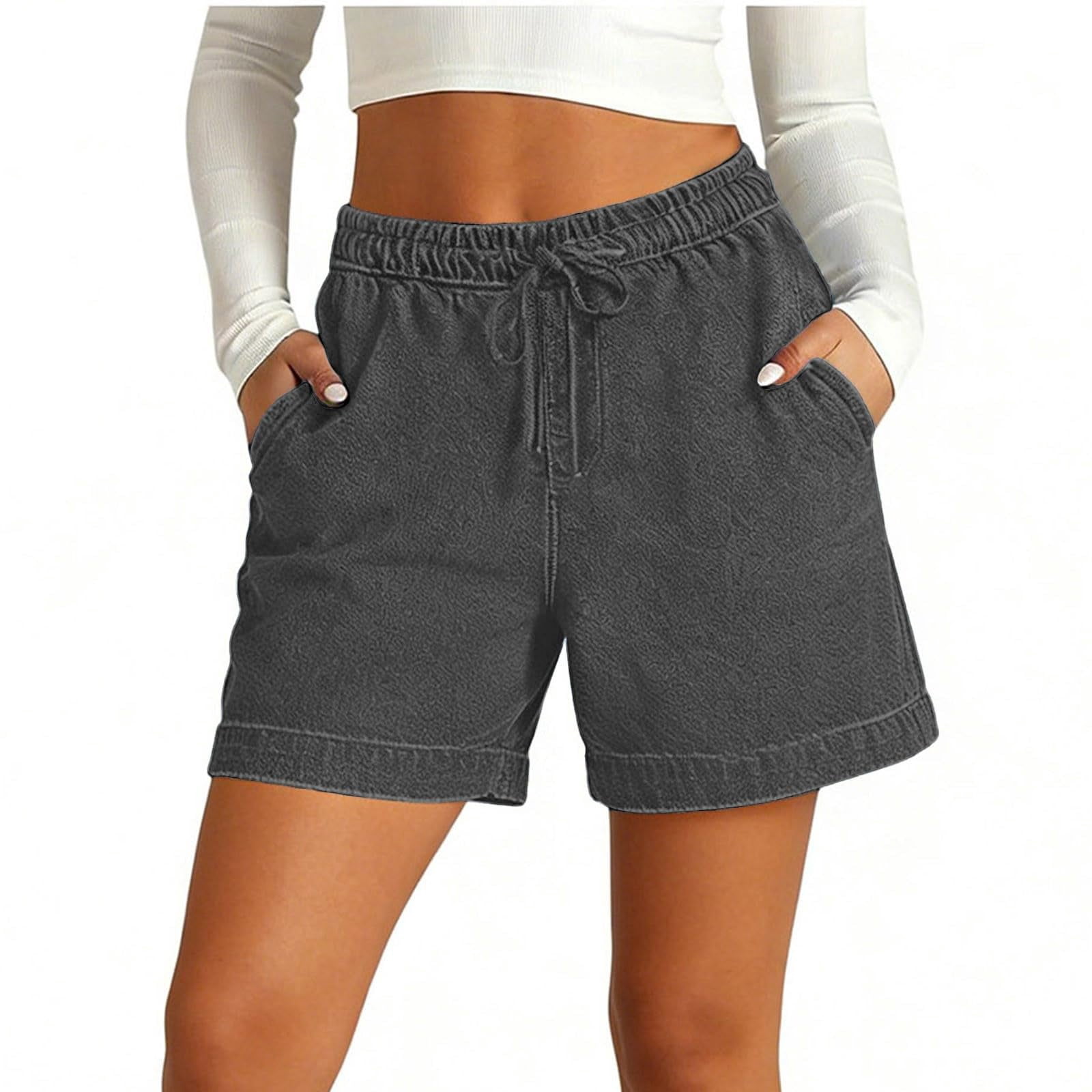 ADSSDQ Jean Shorts Womens 2026 Summer Casual Lightweight High Waisted ...