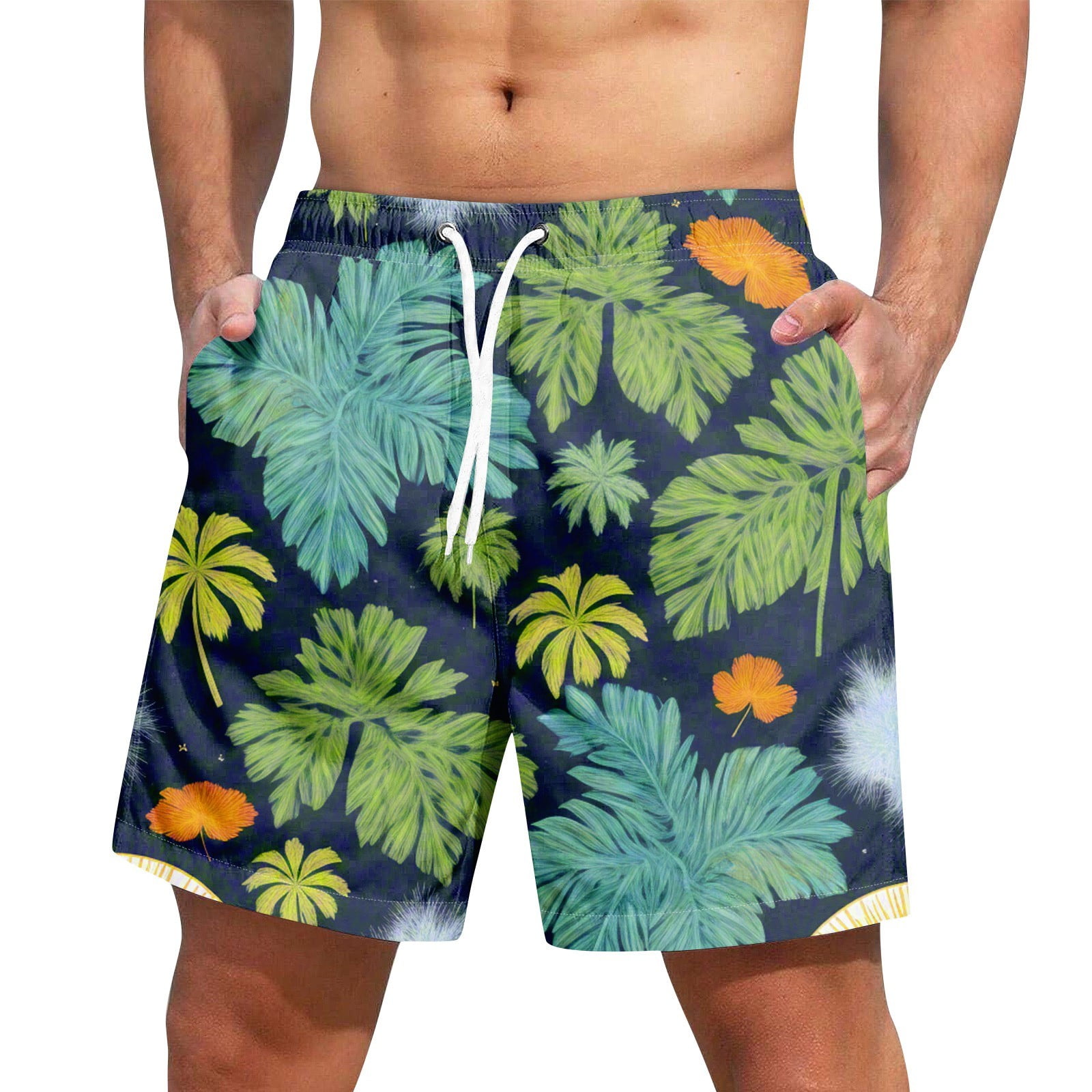 ADSSDQ Men Shorts, Stretch Shorts Men, Swim Trunks Beach Shorts ...