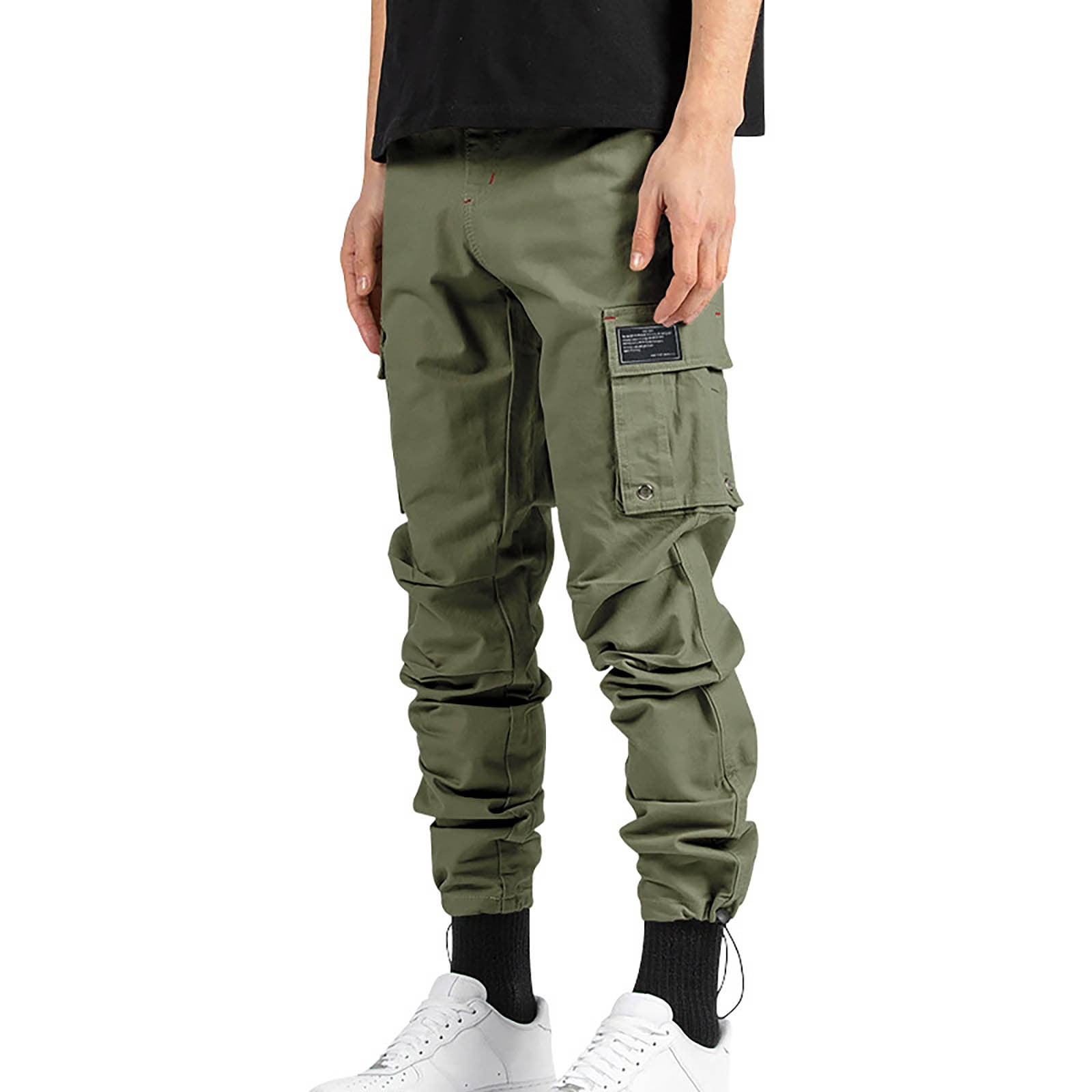 ADSSDQ Men's Casual Cargo Pants Military Army Camo Pants Combat Work ...