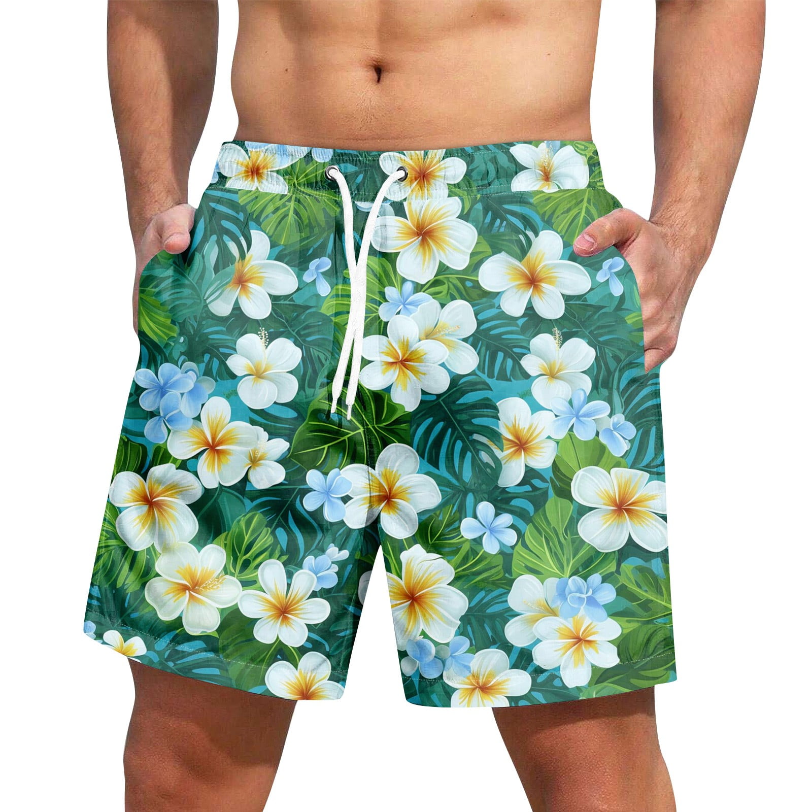 ADSSDQ Men's Swim Trunks Quick Dry Swimsuits Beach Bathing Suits Swim ...