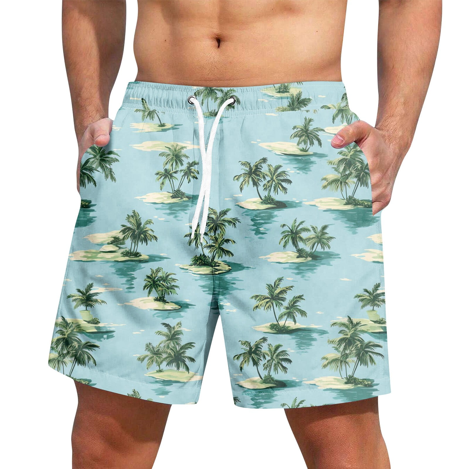 ADSSDQ Men's Swim Trunks Quick Dry Swimsuits Beach Bathing Suits Swim ...