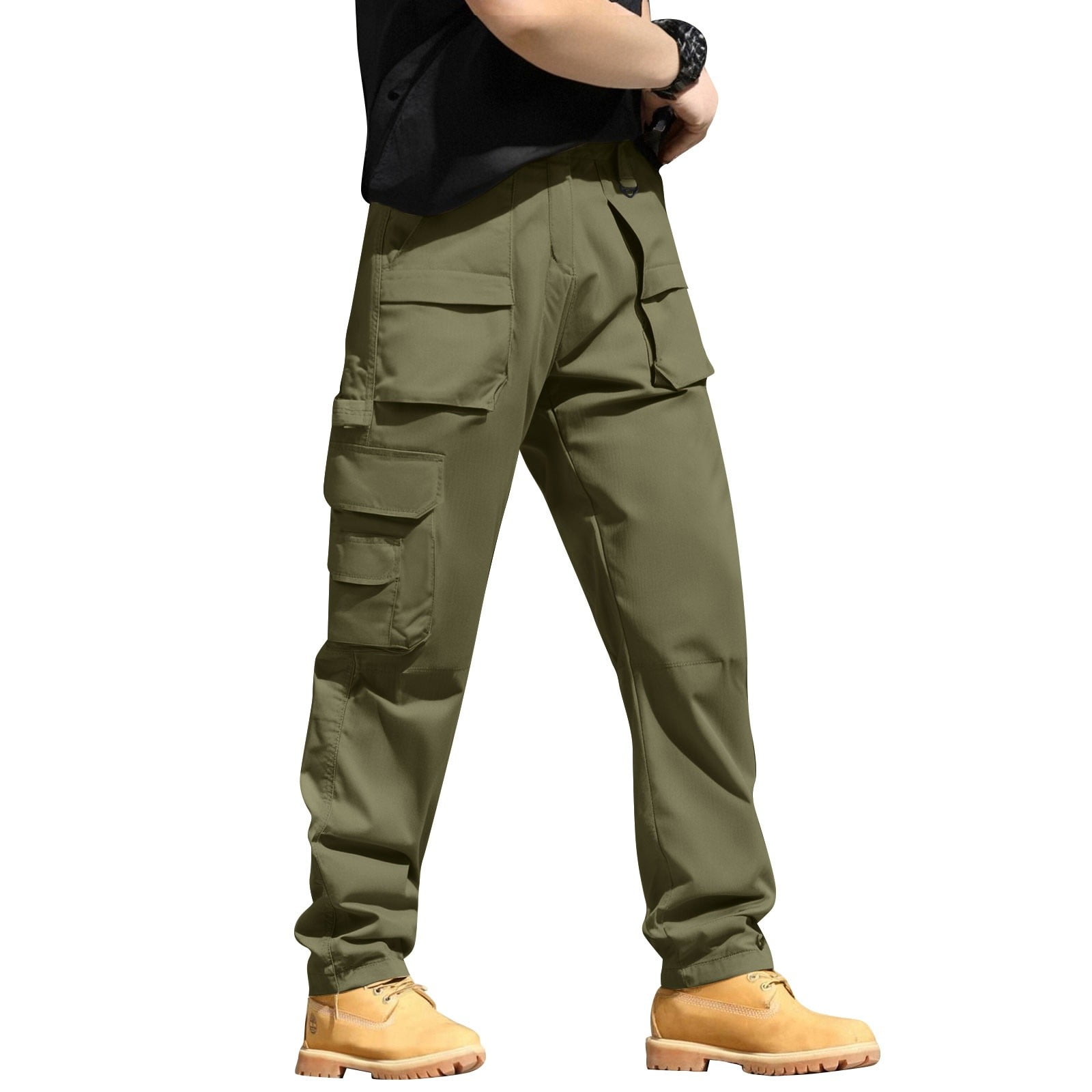 ADSSDQ Men's Tactical Hiking Pants Flex Water Resistant Lightweight ...