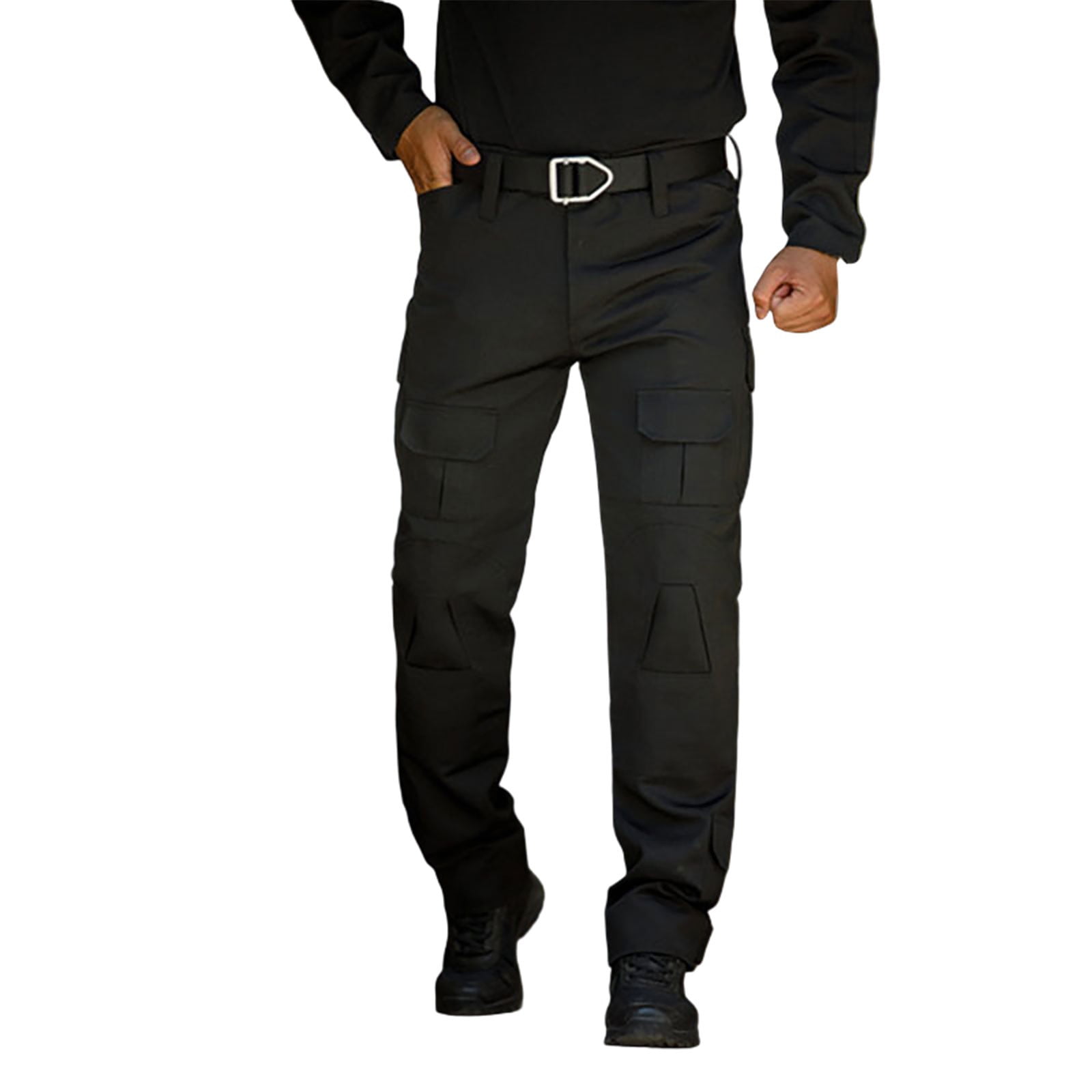 ADSSDQ Men's Tactical Pants Camo Cargo Pants Ripstop Combat Work Hiking ...