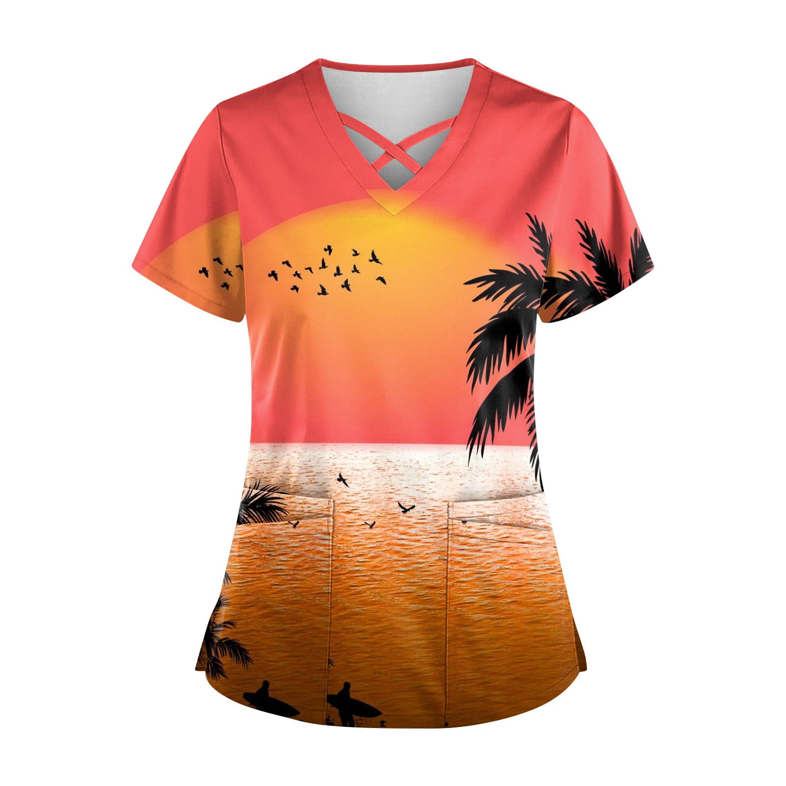 ADSSDQ Scrubs for Women Women's Comfortable Lightweight Durable Soft ...