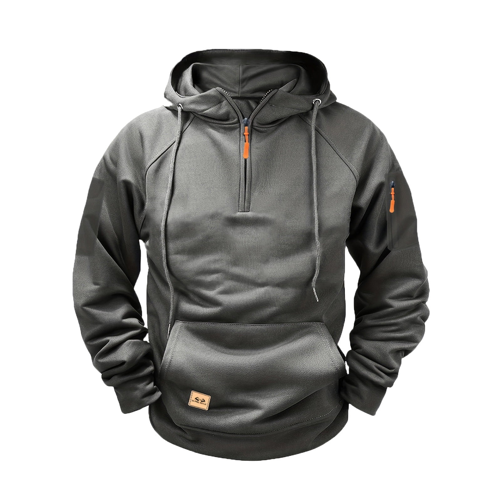 ADSSDQ Tactical Hoodies for Men - Military Cargo Sweatshirt 1/4 Zip ...