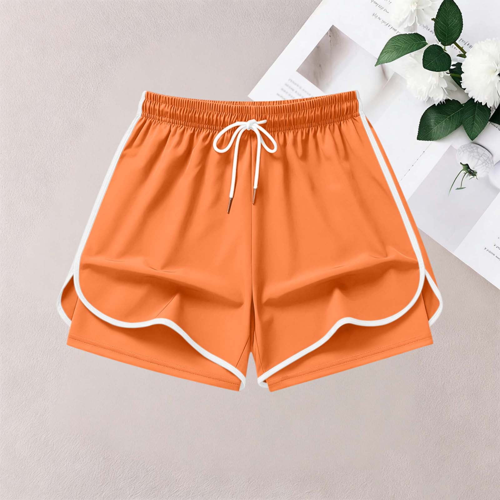 ADSSDQ Womens Running Athletic Shorts with Pockets Quick Dry ...