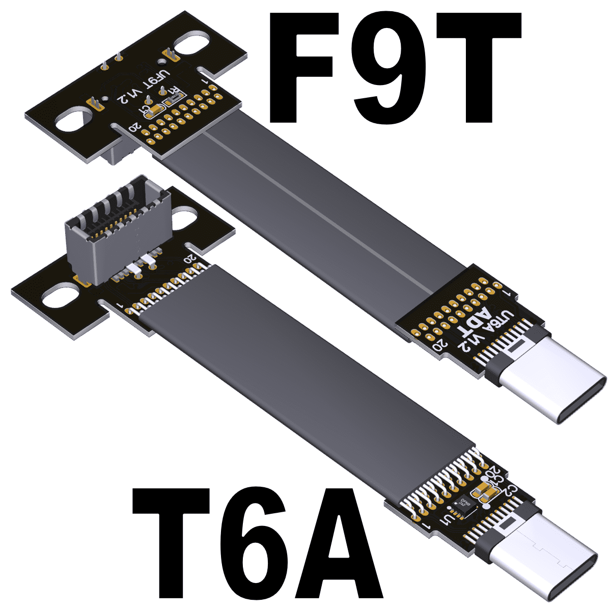 ADT 20G Internal USB 3.2 Gen2x2 Type-C Female To Type-E Male Shielded ...