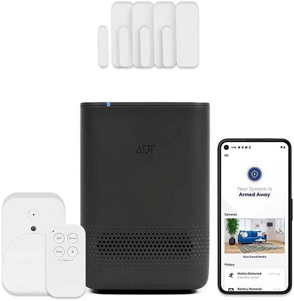 Blue by ADT 8 Piece Smart Installation Wireless Home Security System ...