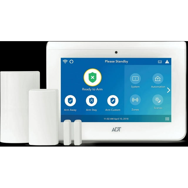 ADT Pro DIY Home Protection 11 Piece Starter Kit - Security System with ...