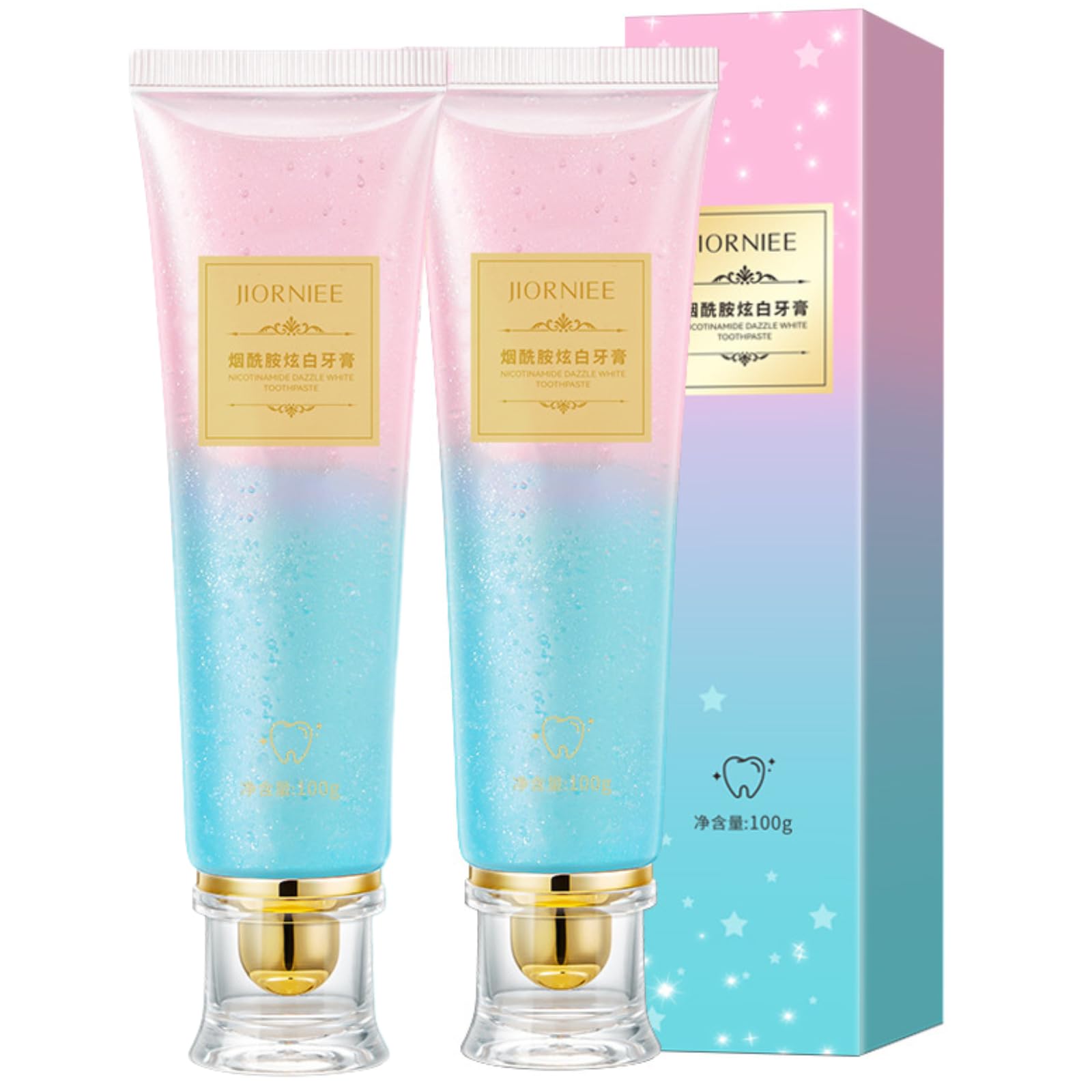 ADUTRY 2PCS Niacinamide Toothpaste,Toothpaste,Fresh STF9 Breath ...