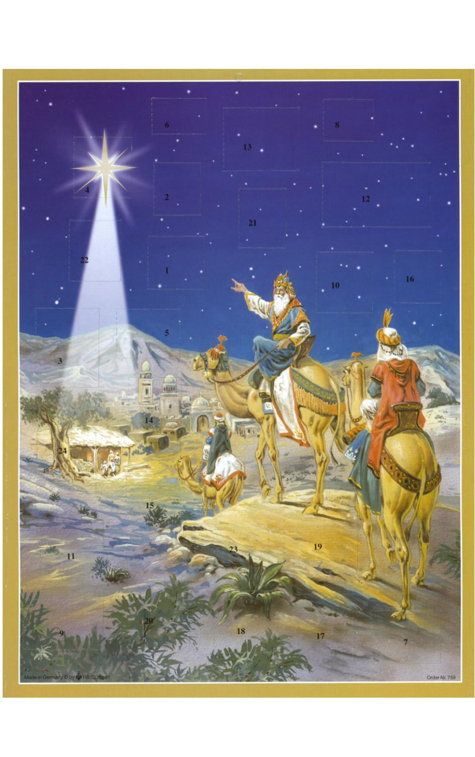 ADV759 - Sellmer Advent - Star of Bethlehem - 14.5"H x 10.5"W x .1"D ...