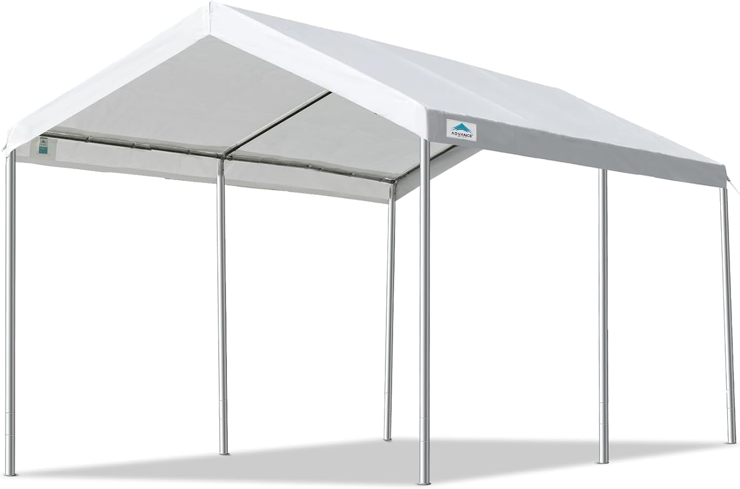 ADVANCE OUTDOOR 10x15 ft Carports Heavy Duty Car Canopy Garage Party ...