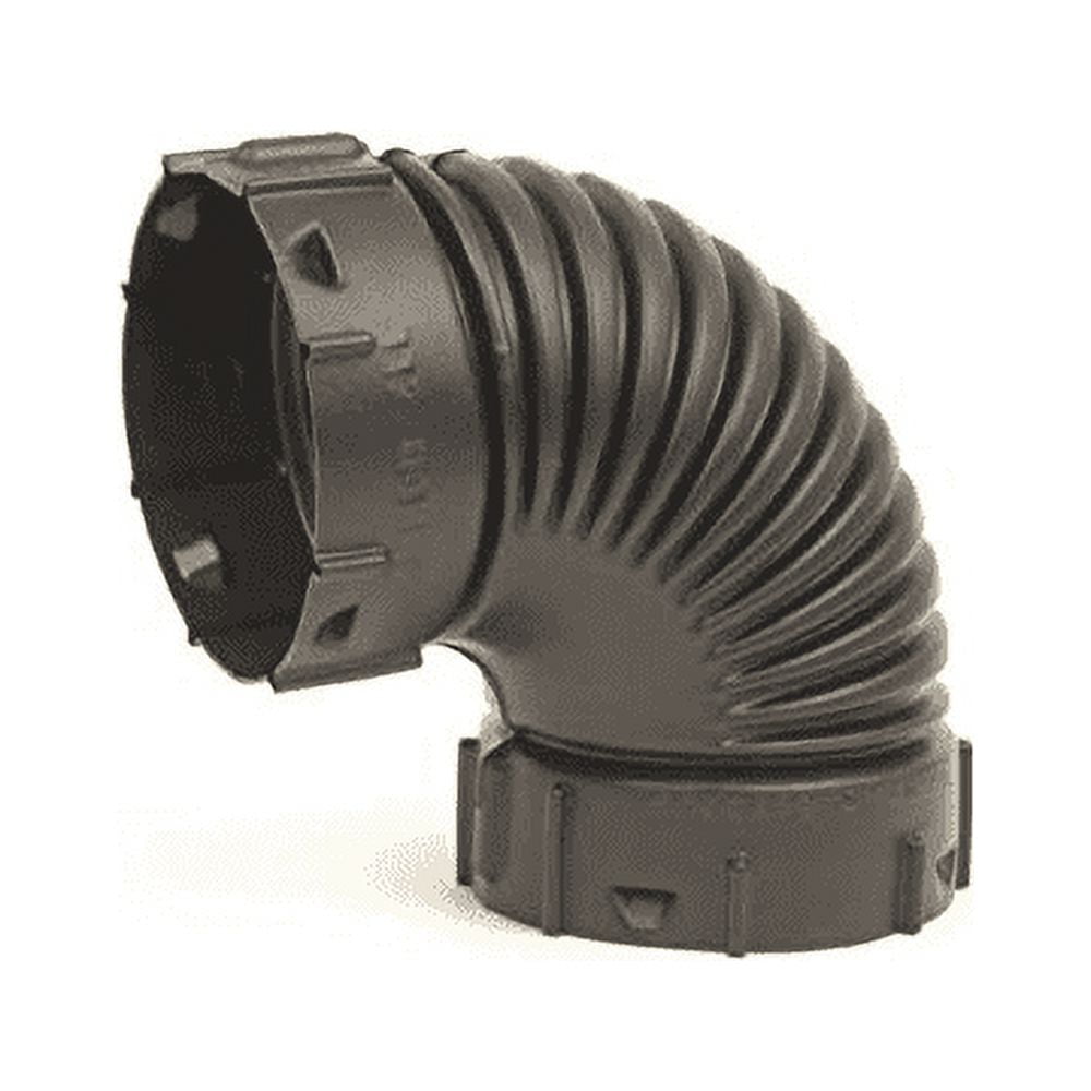ADVANCED DRAINAGE SYSTEMS 0490AA 4" 90DEG Drain Elbow - Walmart.com