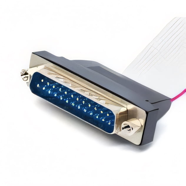 ADVANTECH 1700009407, DIO Cable D-SUB 25P(M)/2*10P-1.25 15cm, for ARK ...