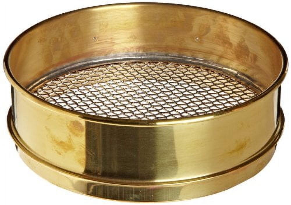ADVANTECH - 4BS8F Advantech Brass Test Sieves, 8" Diameter, #4 Mesh ...