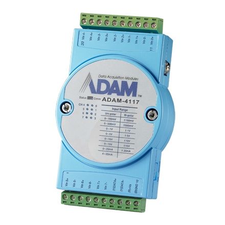 ADVANTECH ADAM-4117-B, 8-Ch AI Module, Commu Interface: RS-485, Micro ...
