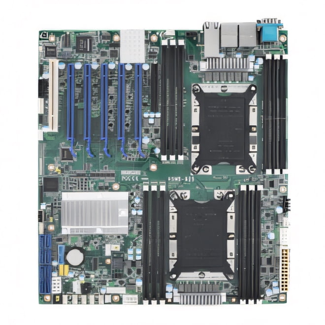 ADVANTECH ASMB-925-00A1, Industrial Motherboard, LGA3647 EATX SMB, 8 SATA, 5 PCIe x16, 2 GbE ...