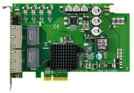ADVANTECH PCIE-1674E-AE, 4PORT PCI EXPRESS GBE CARD 4-10/100/1000 TX 802.3AF POE PORTS ...