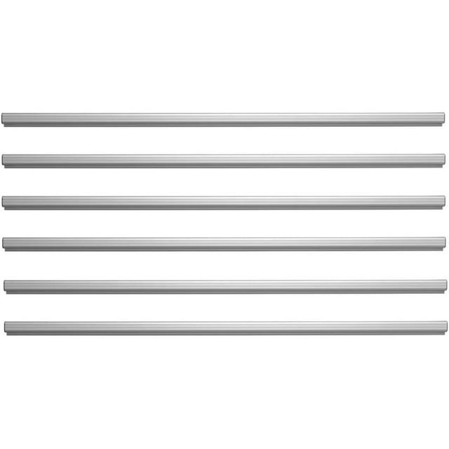 ADVANTUS Grip-A-Strip Display Rail, Mid-Size, 3 Feet Long, Satin Finish ...