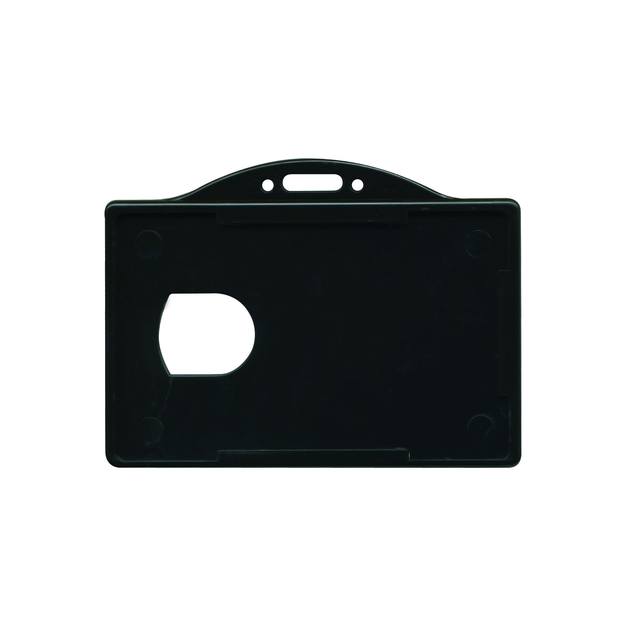 Advantus 75656 Horizontal ID Card Holders, 3 3/8 x 2 1/8, Black, 25 per ...