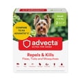 Advecta Flea and Tick Topical Treatment for Small Dogs 4-10 lbs ...